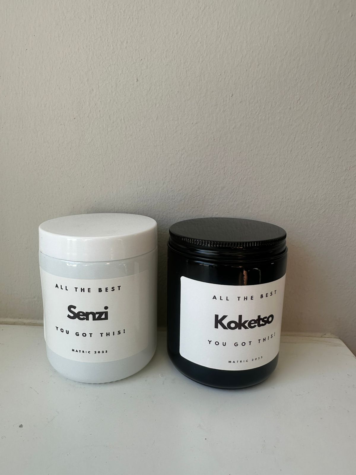Good Luck Matrics Candle - Personalised - Myoli Products™